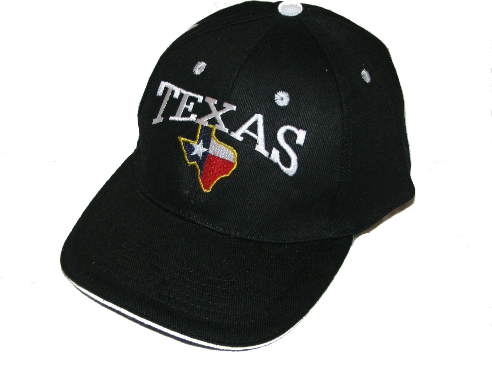 Ruffin Flags Texas Map Cap Black - Sporting Goods