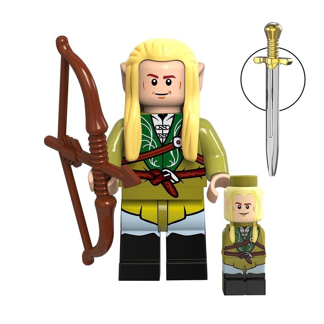Legolas The Lord of the Rings Minifigures Weapons and Accessories ...