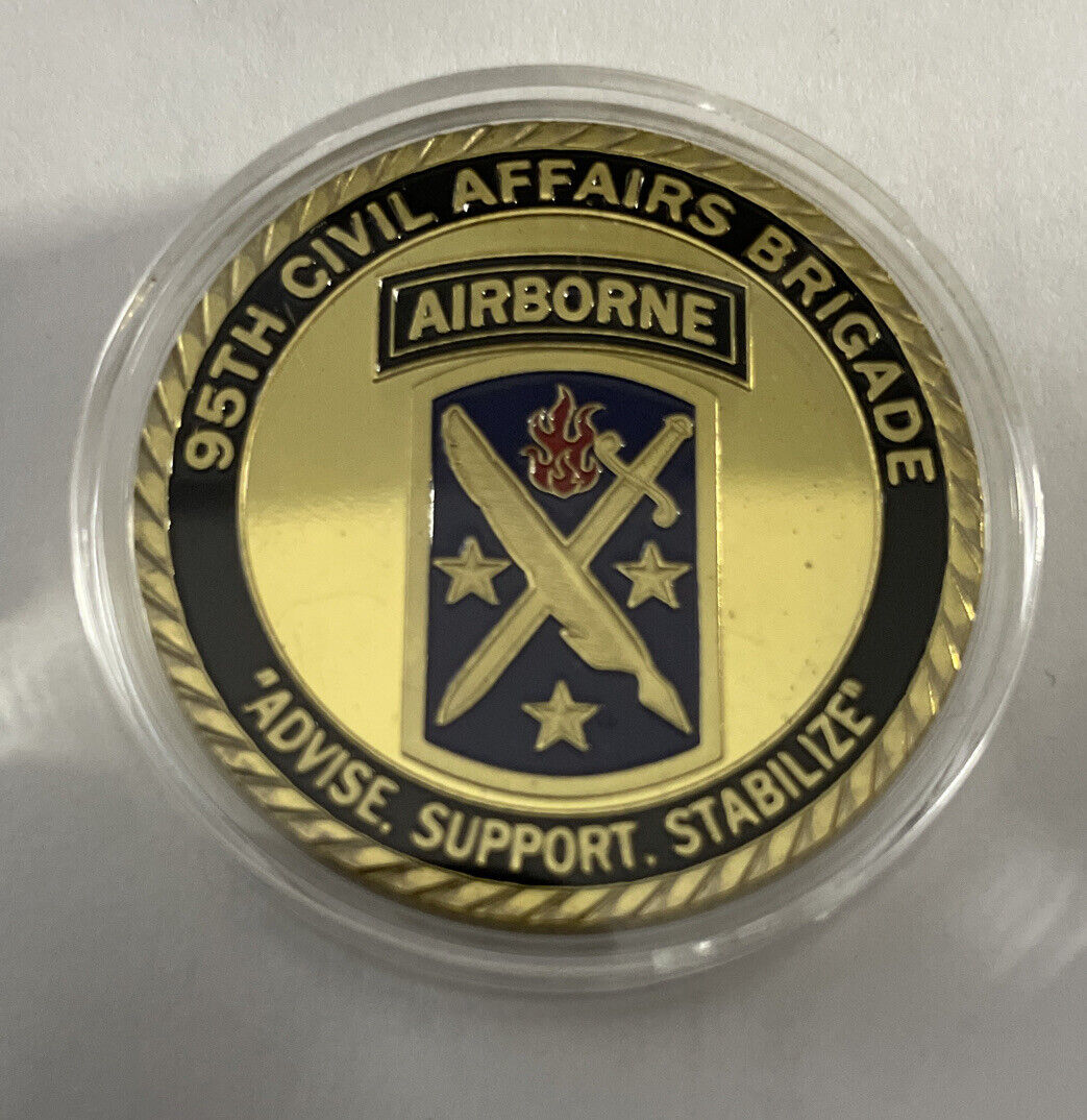 Affairs Brigade Challenge Coin US ARMY 95th Civil Airborne Infantry ...