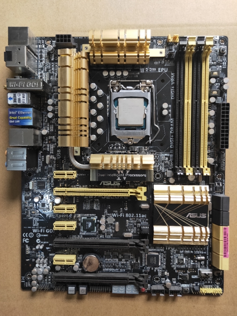 ASUS Z87-DELUXE Motherboard Chipset Intel Z87 LGA1150 HDMI DP With WIFI ...