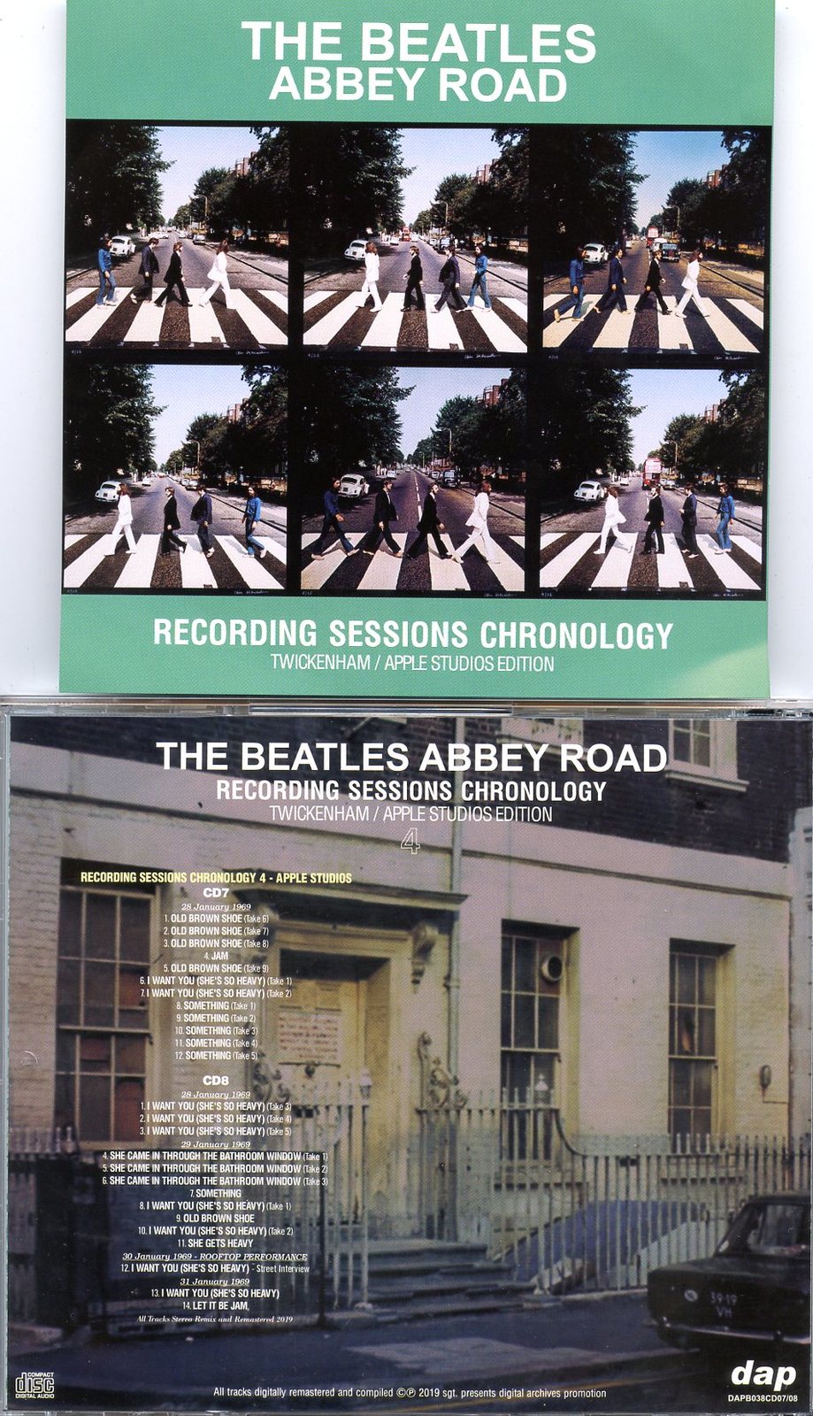 The Beatles- Abbey Road Recording Sessions Chronology Vol. 4 ( 2 CD SET ...
