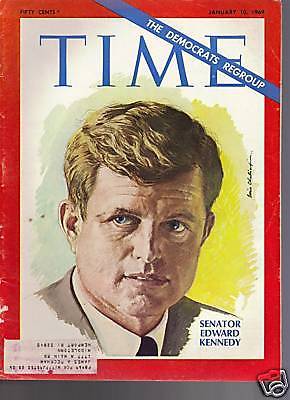 Time Magazine Senator Edward Kennedy January 10, 1969 - Magazines