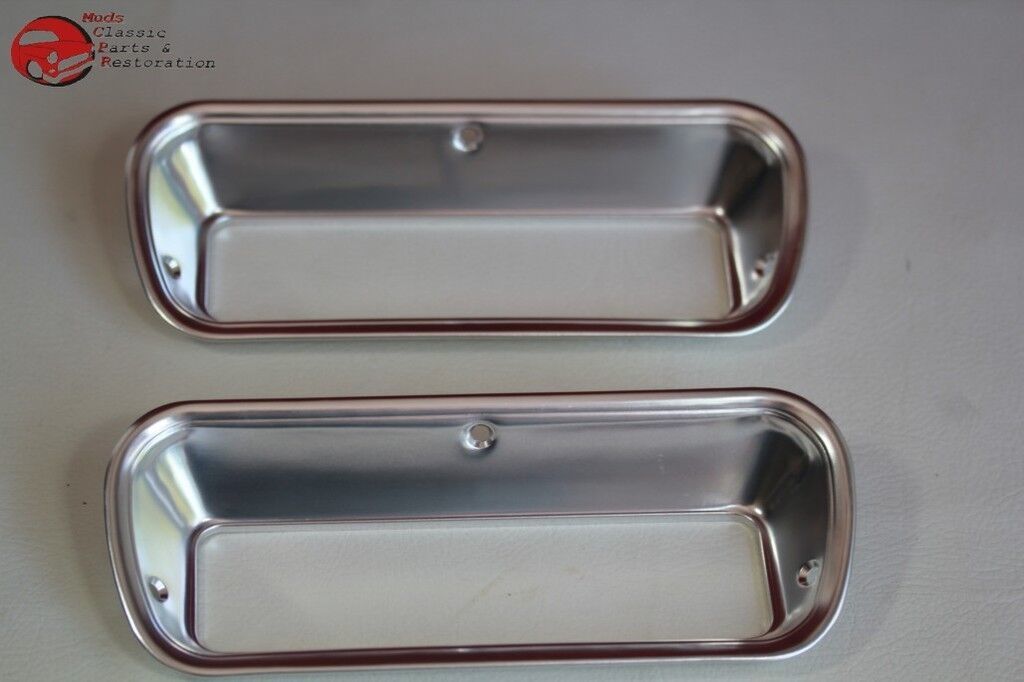 62-66 Chevy GMC Pickup Truck Front Park Parking Light Lamp Aluminum ...