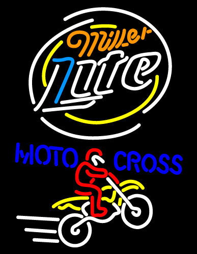 Miller Lite Motocross Neon Sign and 50 similar items