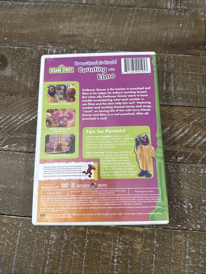 Sesame Street Counting With Elmo DVD - DVDs & Blu-ray Discs