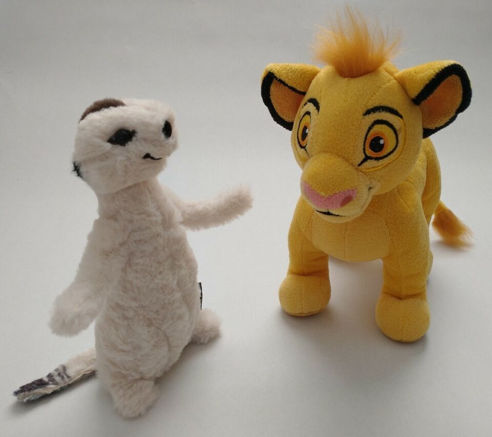 The Lion King Simba 8" Timon 7" Plush Stuffed Beans Hakuna Matata Not ...