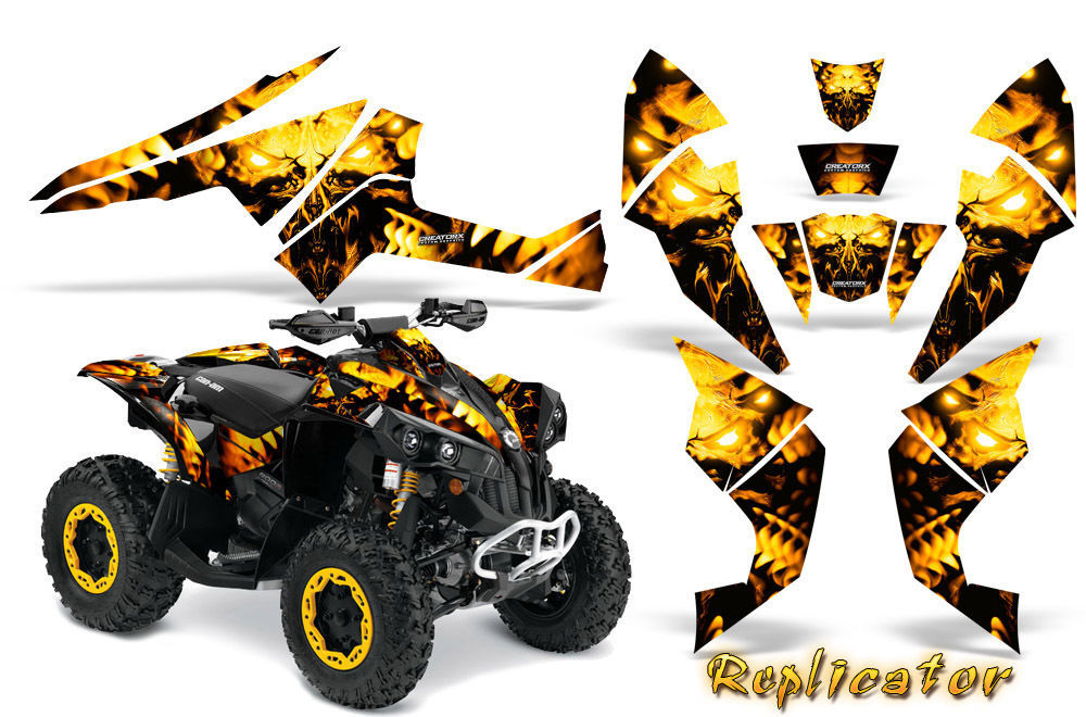 Can-Am Renegade Graphics Kit by CreatorX Decals Stickers RCY - ATV Parts