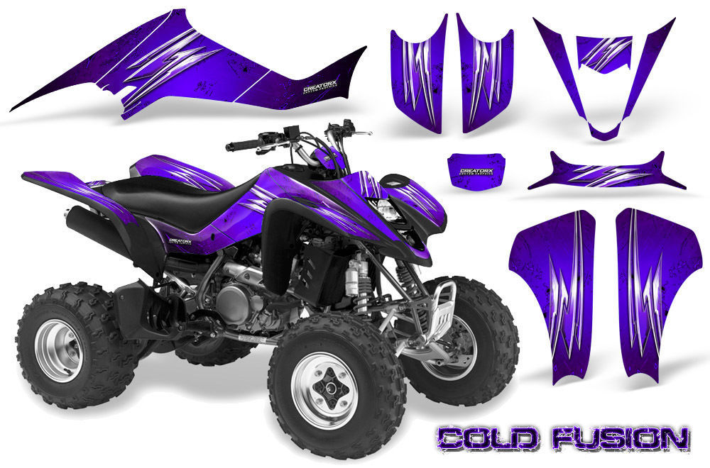 SUZUKI LTZ 400 KAWASAKI KFX 400 03-08 GRAPHICS KIT CREATORX DECALS CFPR ...