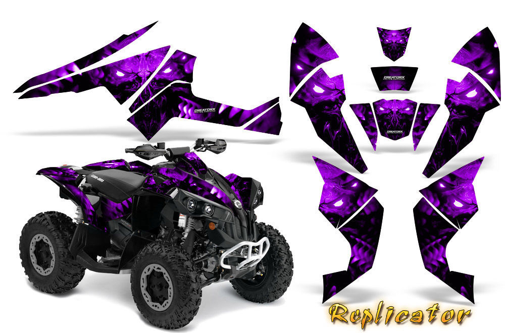 Can-Am Renegade Graphics Kit by CreatorX Decals Stickers RCPR - ATV Parts