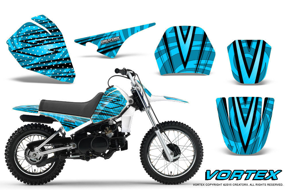 YAMAHA PW80 GRAPHICS KIT CREATORX DECALS STICKERS VORTEX BBLI ...