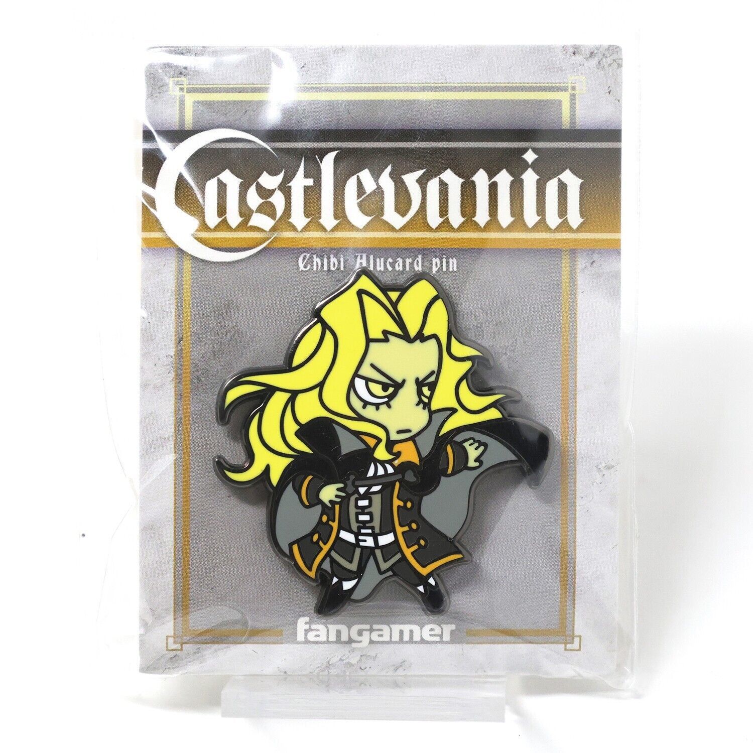 Castlevania Chibi Alucard Figure Hard Enamel Pin 1.7" Official Konami ...