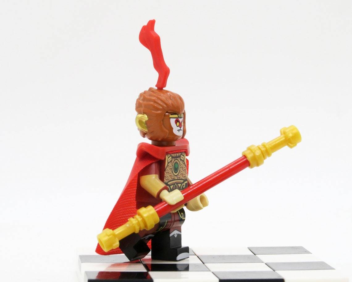 Journey to the West Monkey King Sun Wukong Minifigures Weapons and ...