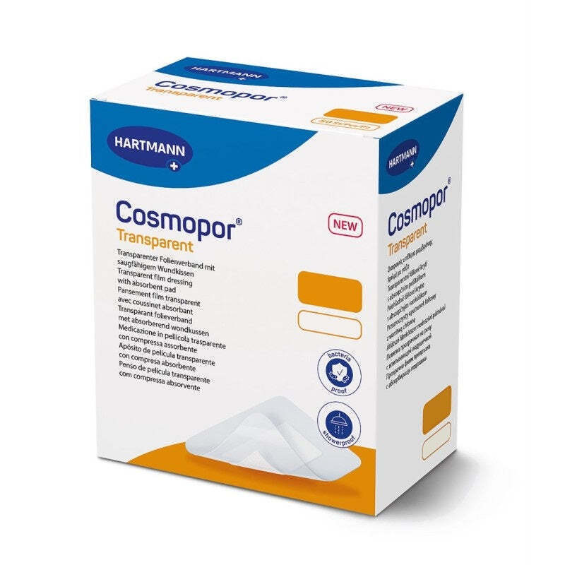 Cosmopor Transparent (Previously Hydrofilm Plus) Film Dressing 10cm x ...