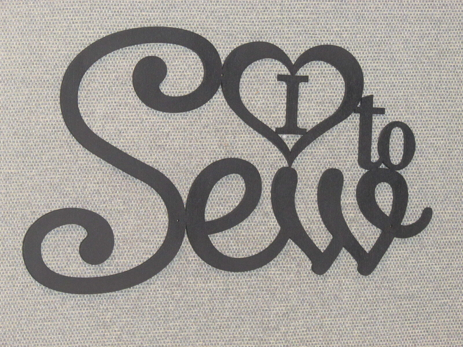 Custom Wood "I love to Sew" Wall Decor Sign Sewing Room Art - Plaques ...
