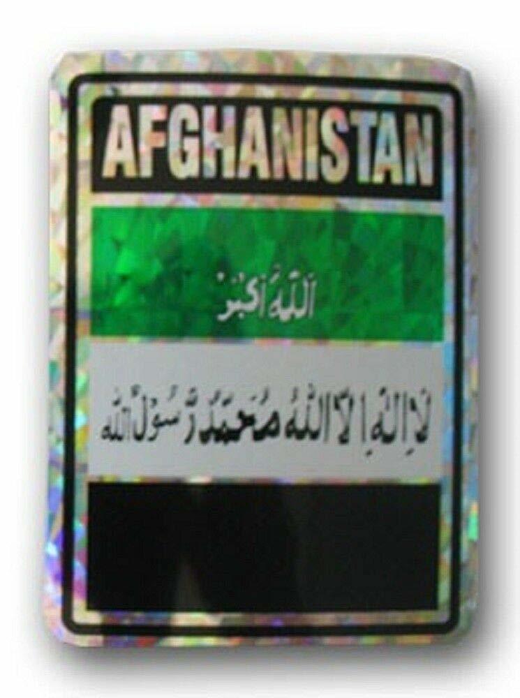 Afghanistan Old Script Country Flag Reflective Decal Bumper Sticker ...