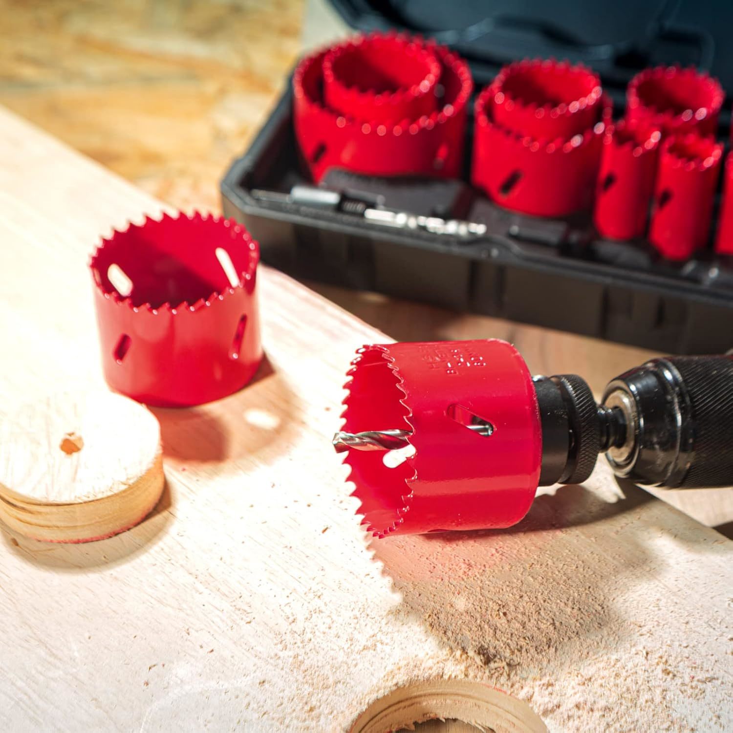 Bi-Metal Hole Saw Kit, Hychika 17 Pcs High and 50 similar items