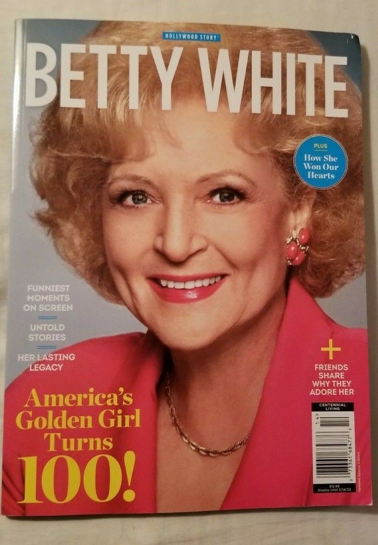 Hollywood Story Betty White 100th Birthday Tribute Magazine (RIP ...