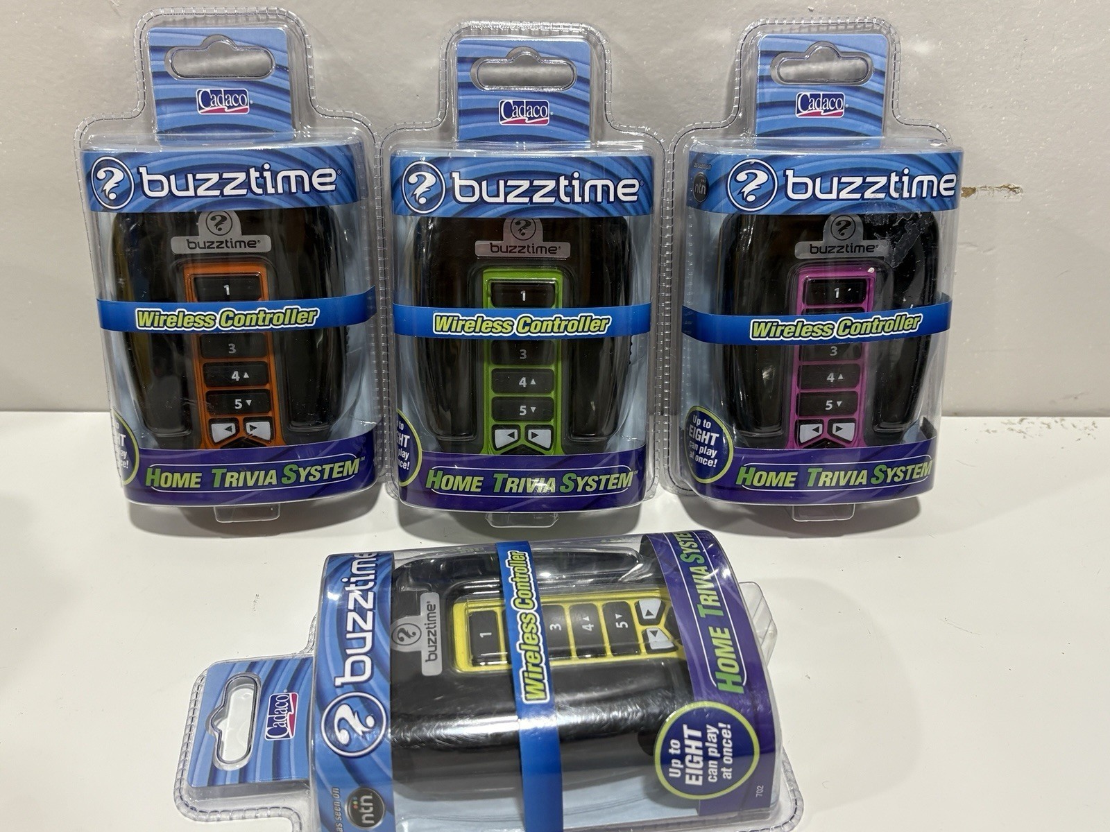 New in Box 4 Buzztime Wireless Controllers Home Trivia System ...