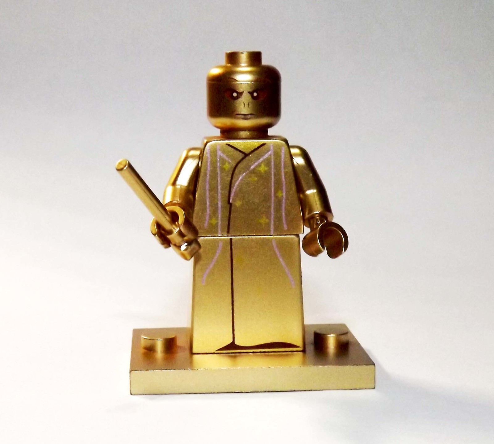 Building Block Lord Voldemort Gold 20 Year edition Harry Potter ...