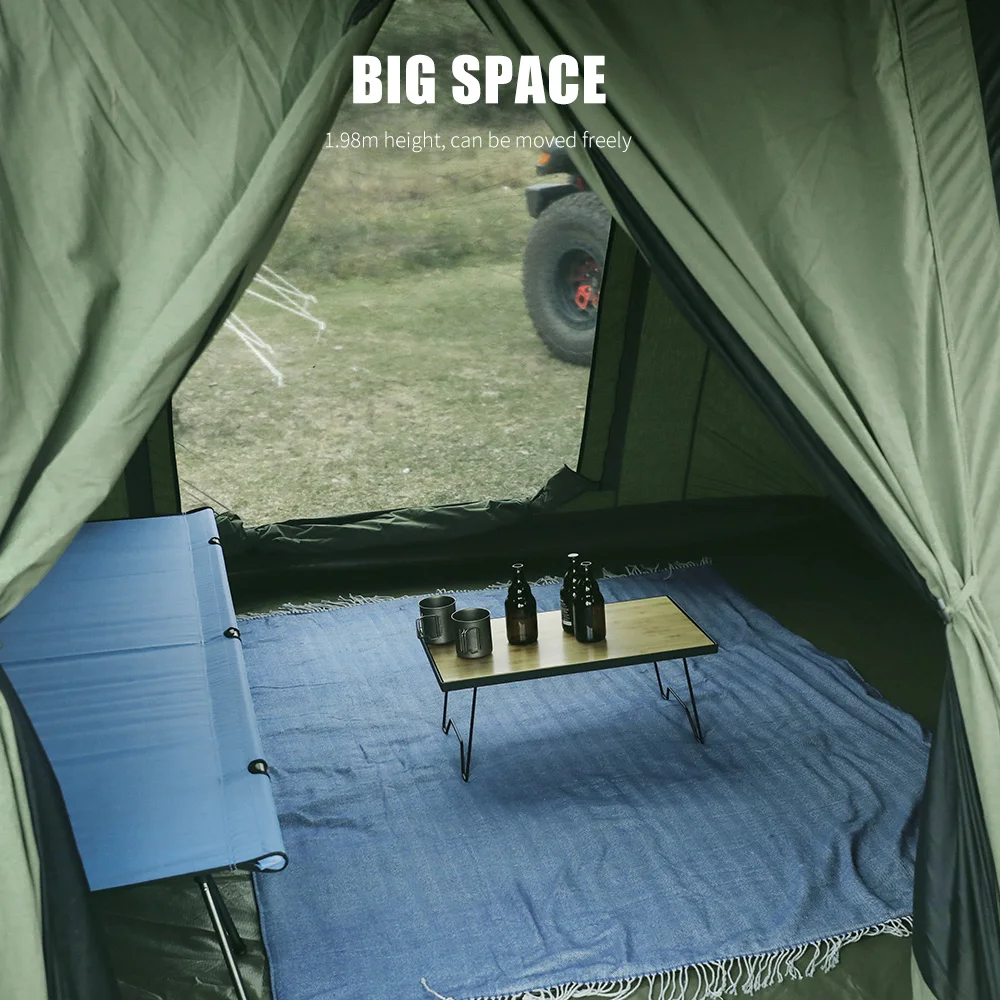 Hitorhike new arrival glamping waterproof cotton canvas tent spring ...