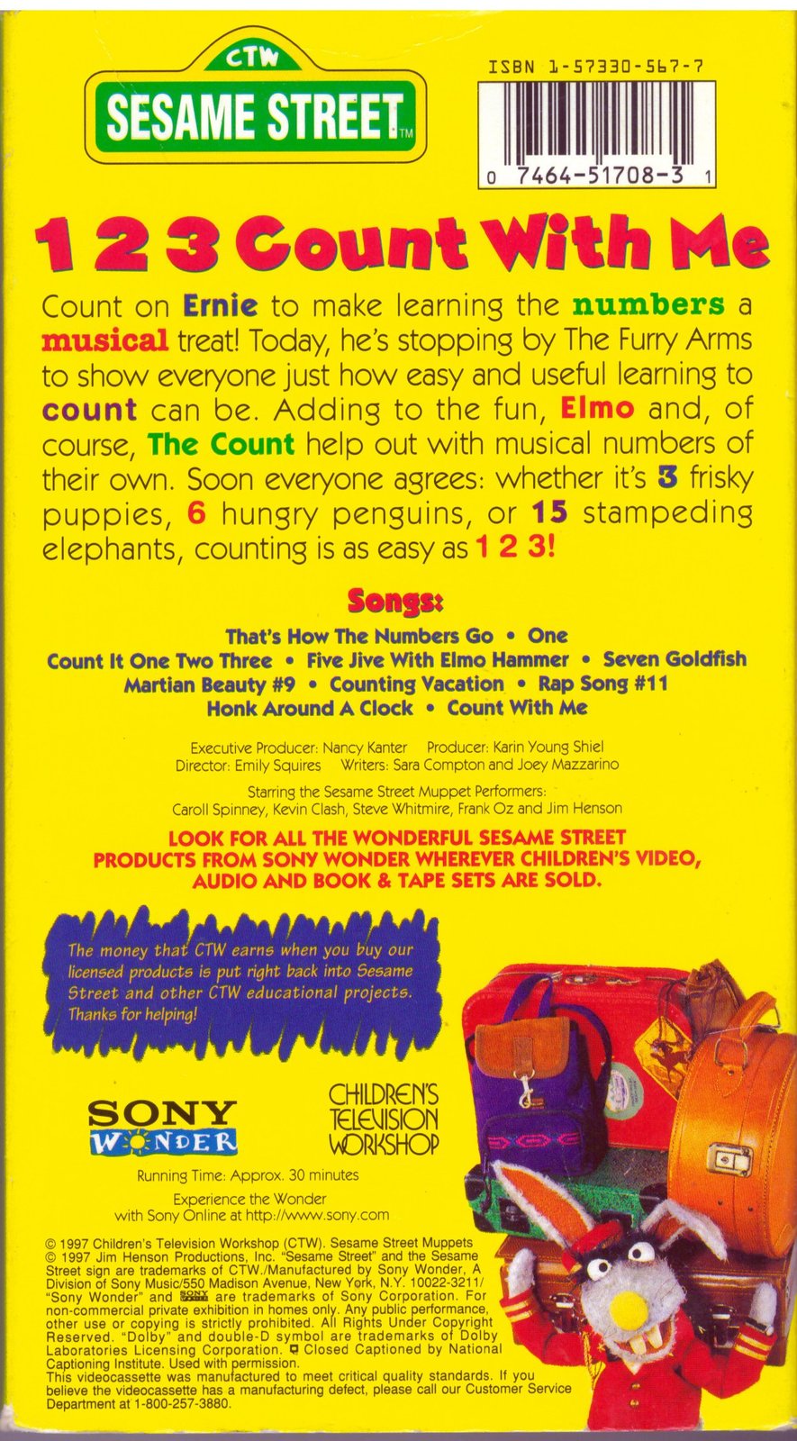 123 Count With Me [VHS] [VHS Tape] - Movies & TV