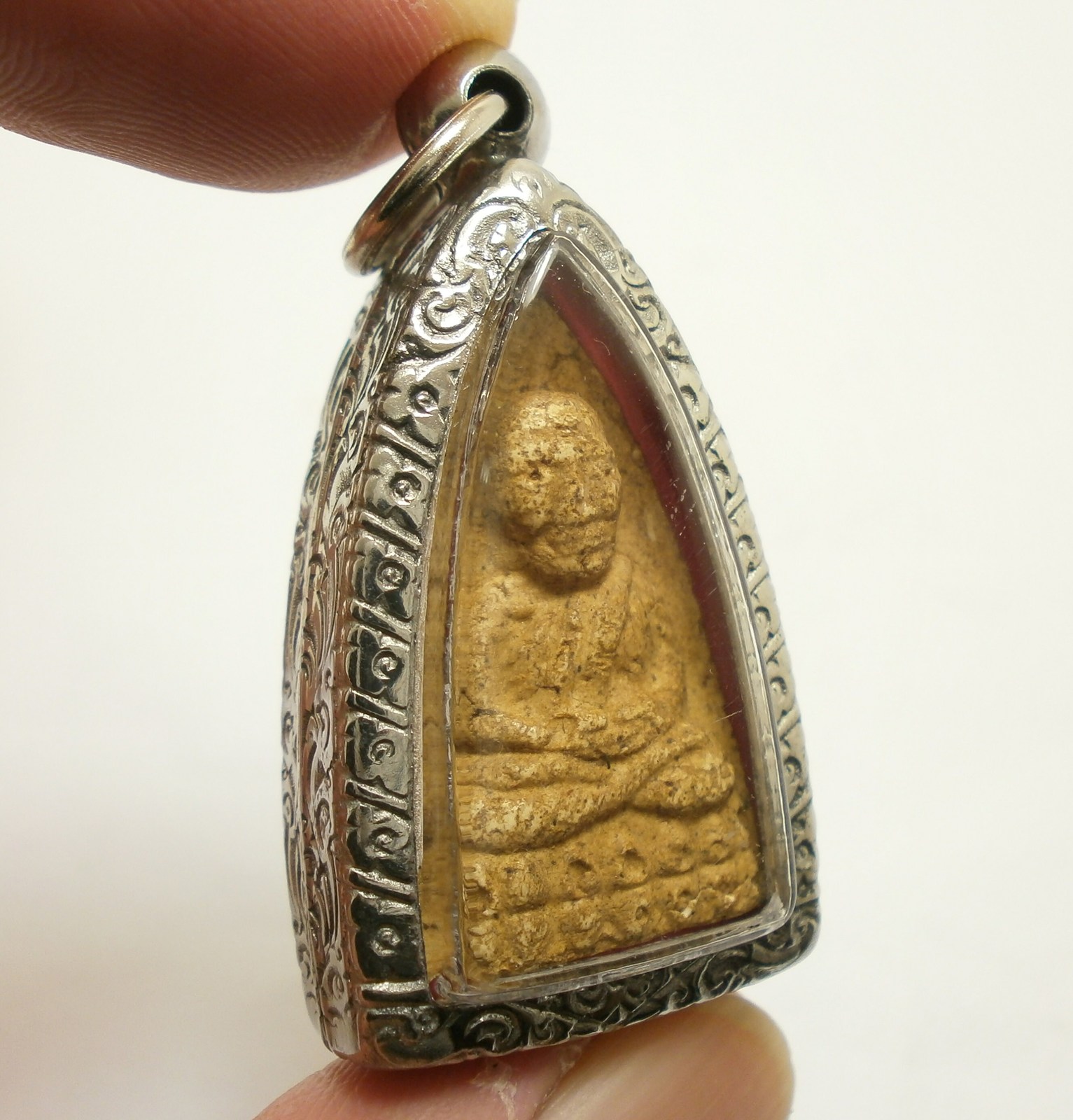 LP Tuad Thai Buddha pendant amulet luang poo Thuad Archarn Nong of Wat ...