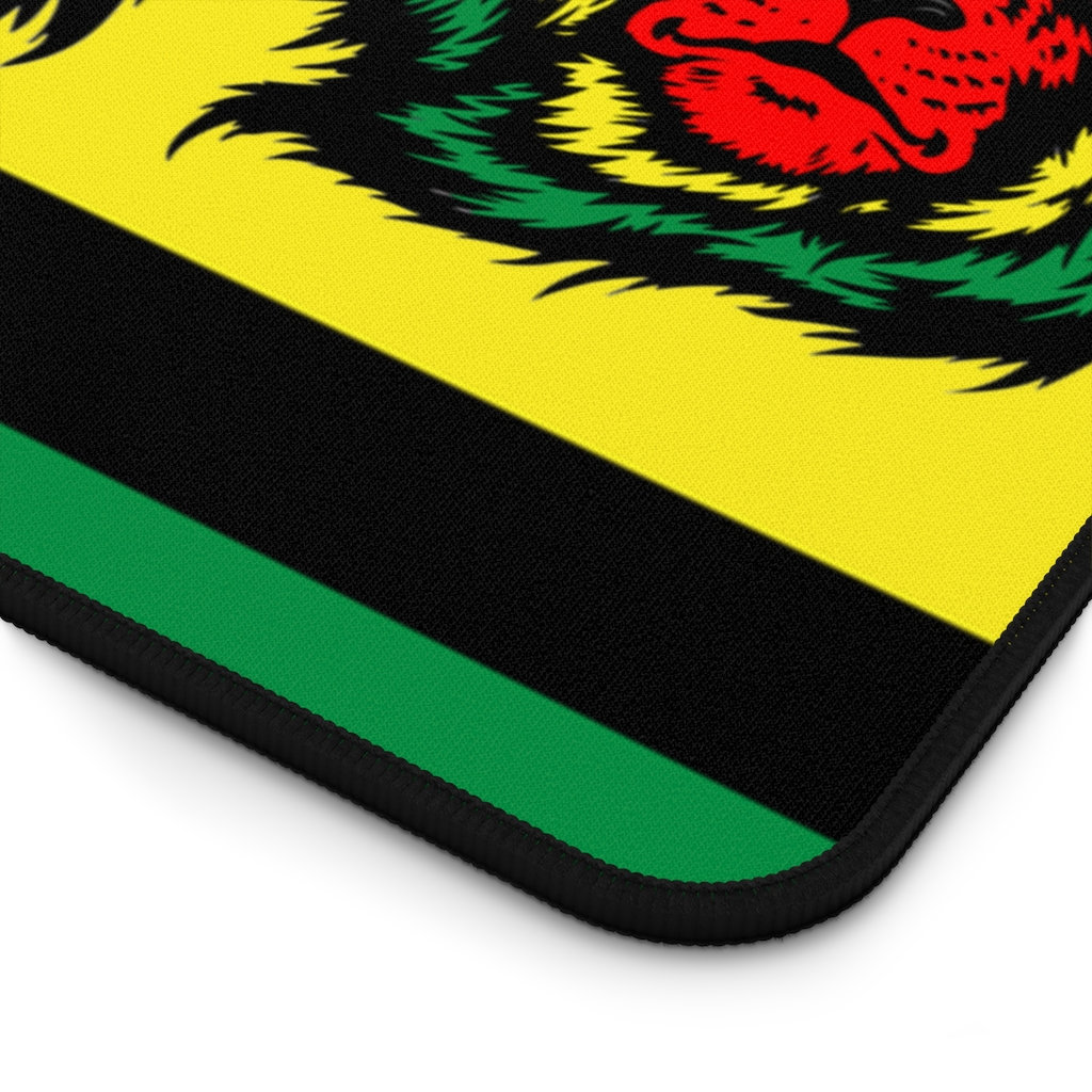 Lion Rasta Color Desk Mat-Jamaica-Bob Marley-Mouse Pad-Large Mouse Pad ...