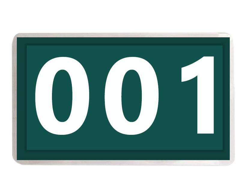 Squid Game 001 Character Number Pin ID Badge and 50 similar items