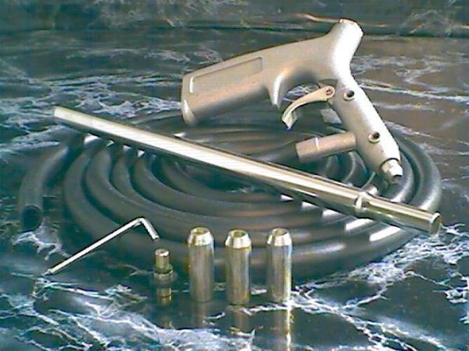 AIR SIPHON SANDBLASTER TOOL metal sand blaster Brand New with Hose and ...