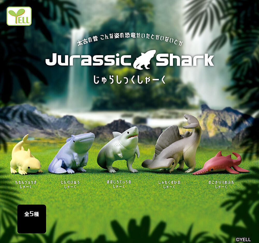 Jurassic Shark Dinosaur Hybrid Mini Figure Set Velociraptor Allosaurus ...