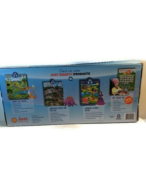 Just Smarty Electronic Interactive Alphabet Wall Chart, Talking Abcs ...