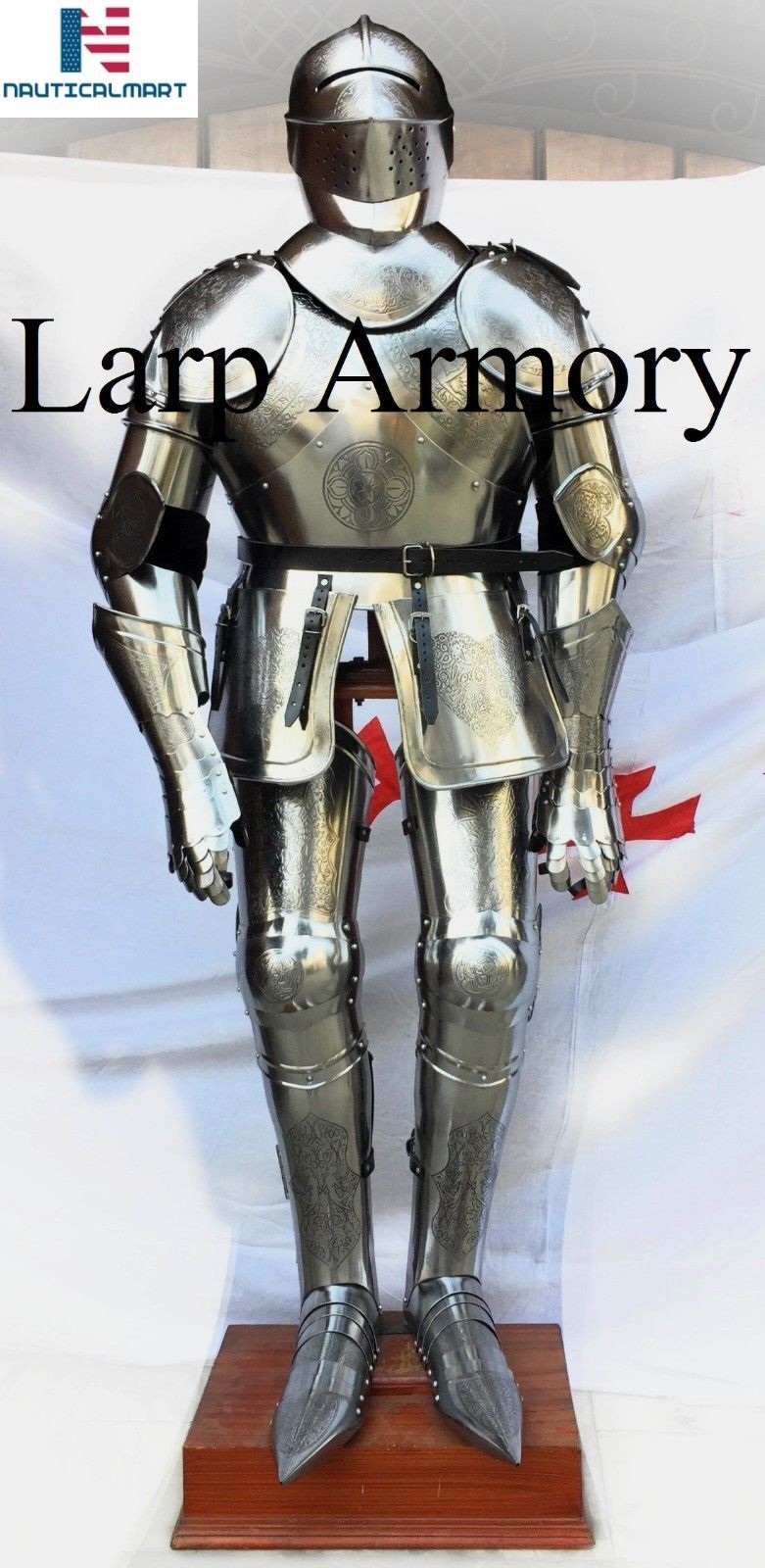NauticalMart Medieval Knight Suit Of Armor Reenactment Halloween ...
