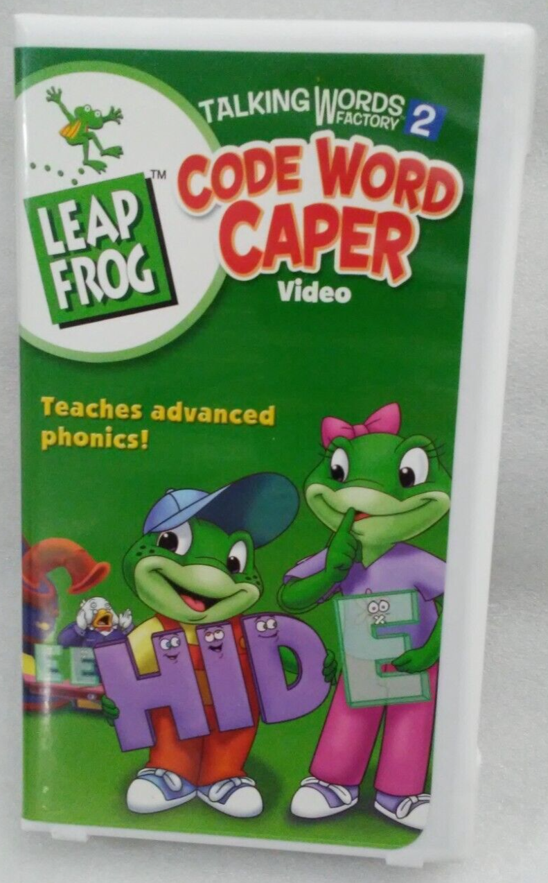 VHS Leap Frog - Code Word Caper 2 (VHS, 2004, Bullet Case, Warner Home ...