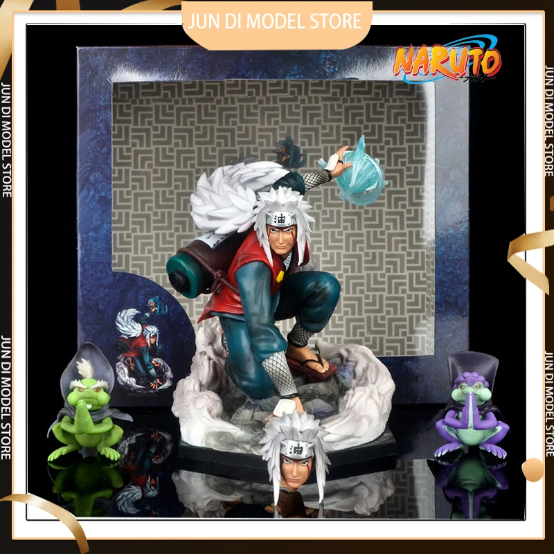 Anime Naruto Figure Jiraiya Gamamaru Sannin Figurines Head Replaceable ...