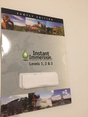 Instant Immersion French Levels 1,2,3 FAMILY EDITION. Free Shipping ...