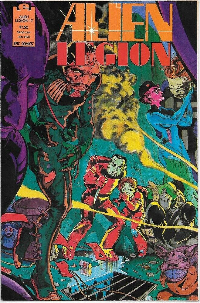 The Alien Legion Comic Book Vol 2 #17 Marvel Comics 1990 VERY FINE NEW ...