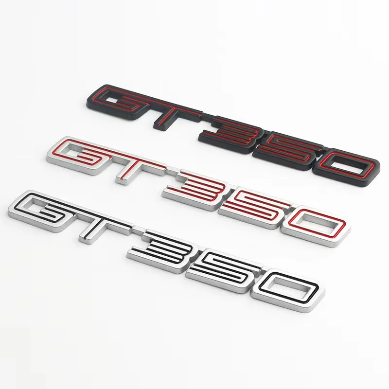 3D GT350 GT 350 Letter Logo Car Stickers and Decals For Shelby GT500 ...
