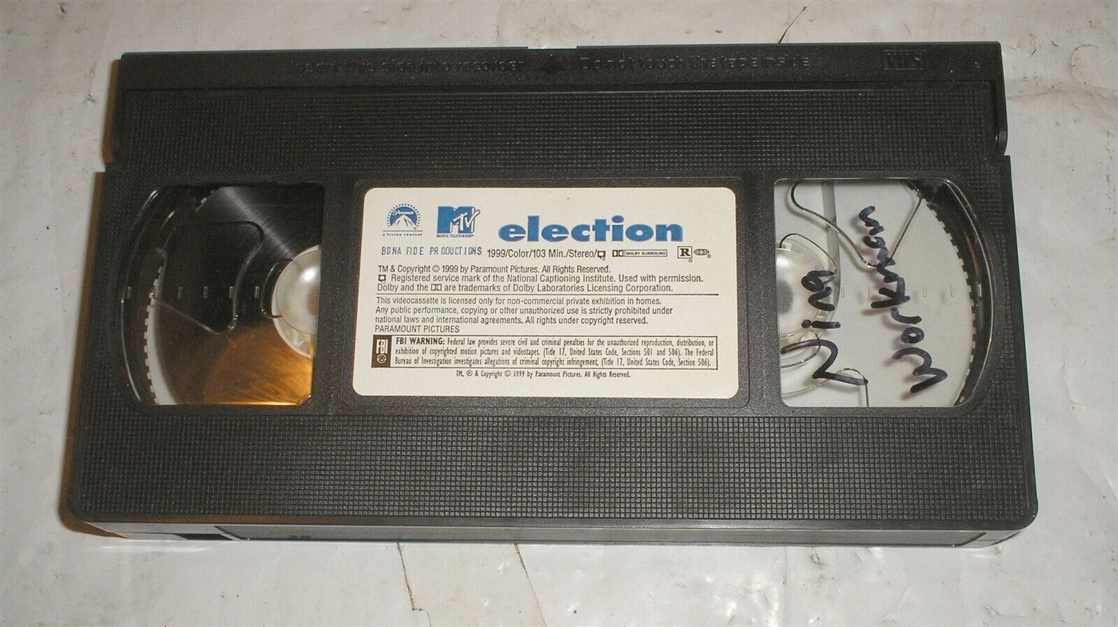 Election (VHS Tape, 1999) Matthew Broderick, Reese Witherspoon - VHS Tapes