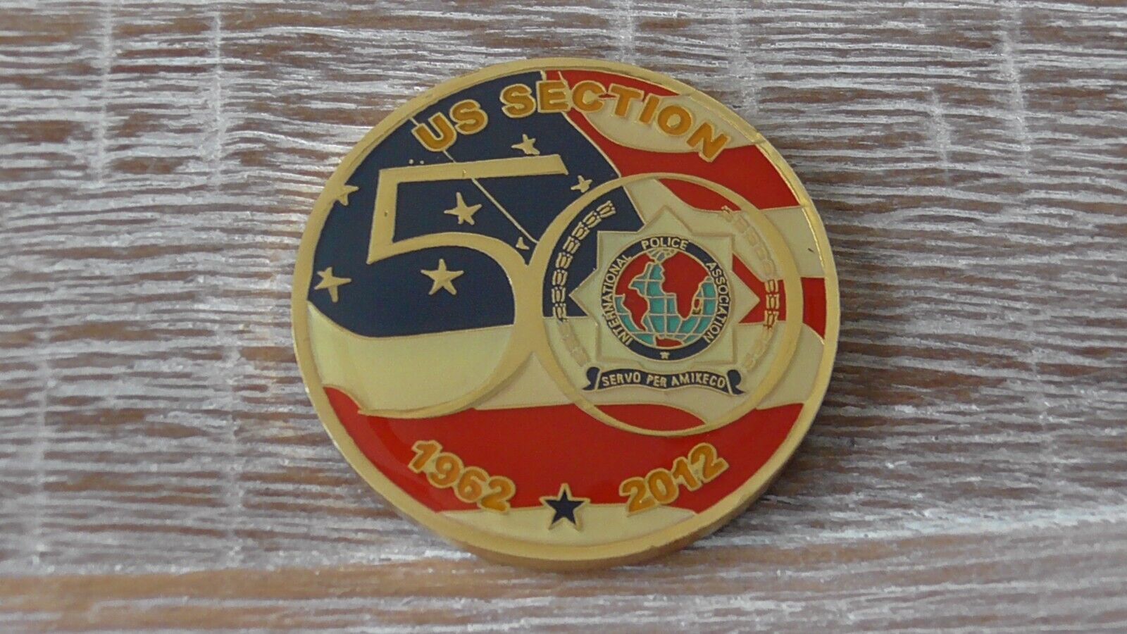 IAP International Police Association US Section 50 Years Challenge Coin ...