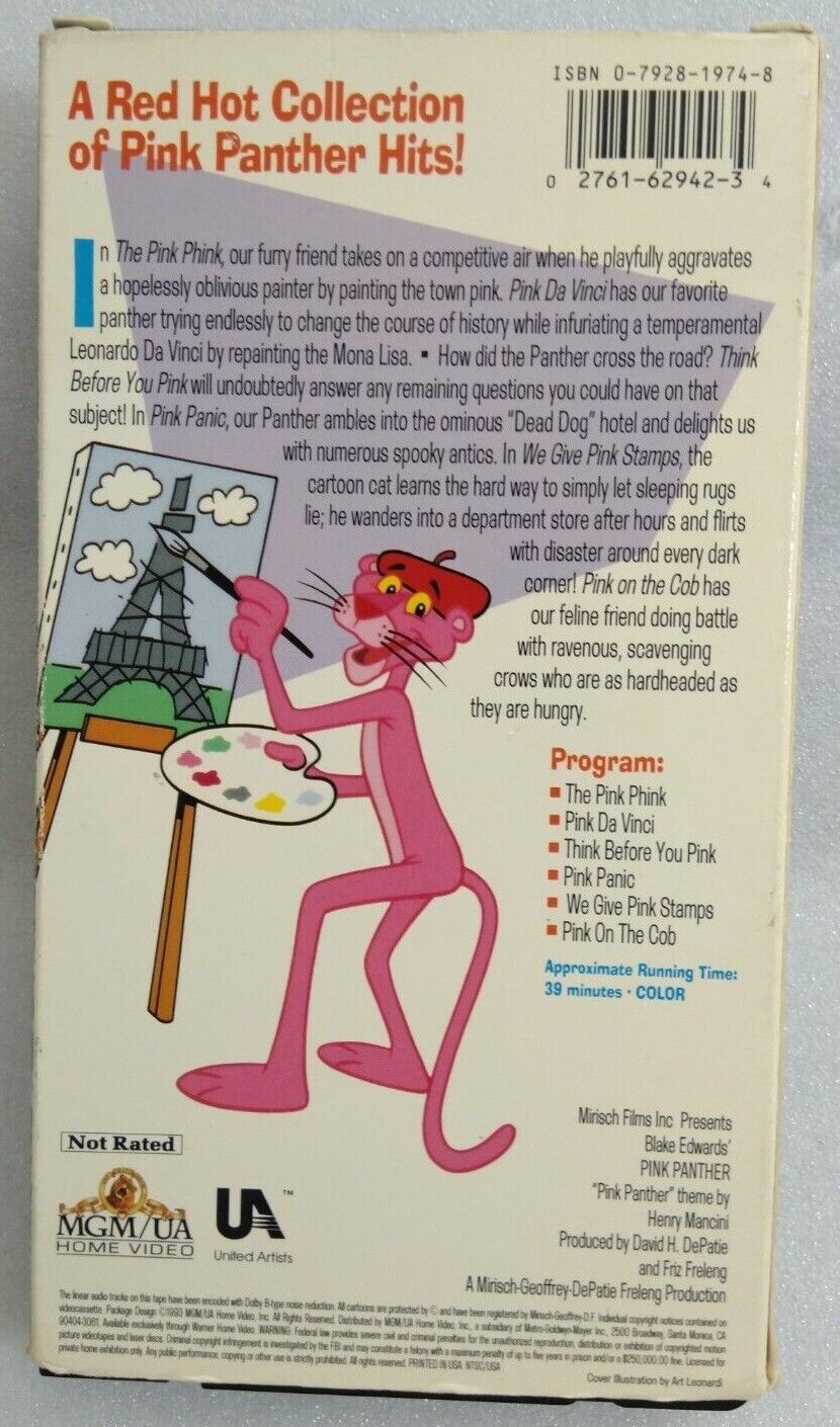 VHS Pink Panther - The Pink Panthers and 50 similar items