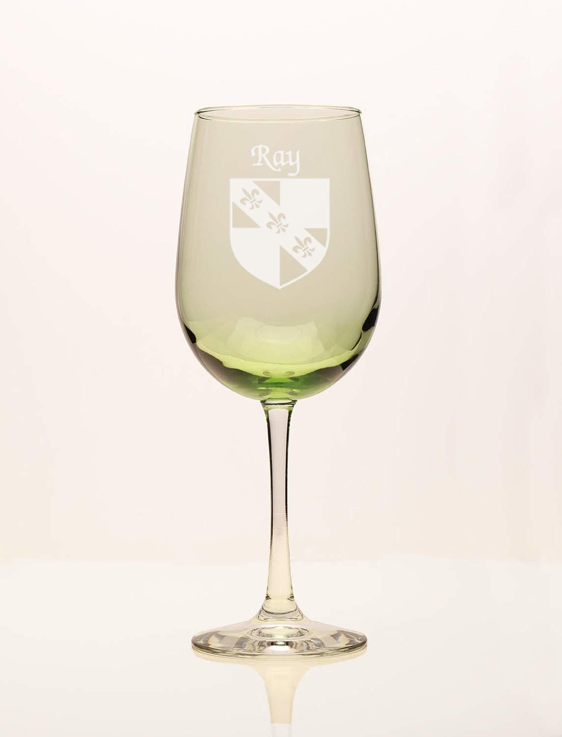 Ray Irish Coat of Arms Green Wine Glass - Equipment