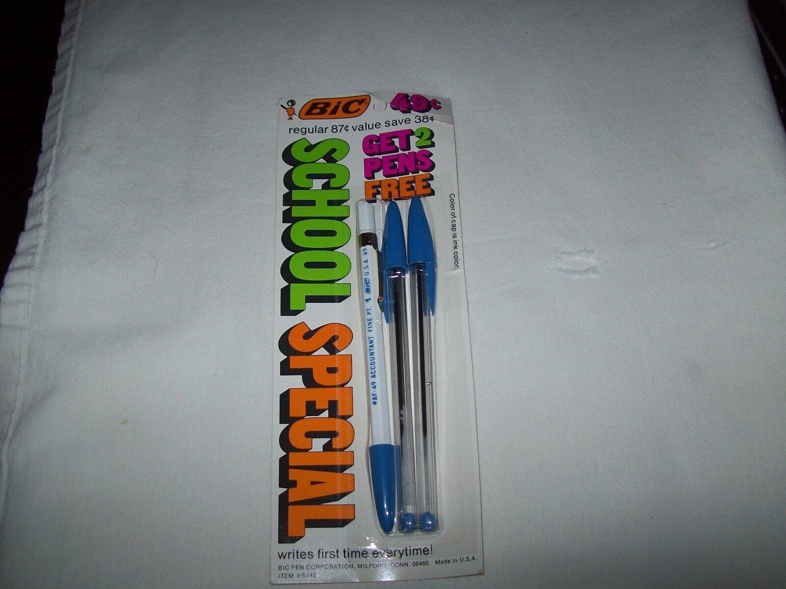 Vintage Bic Pens School Special Set with AF-49 pen New In Original ...