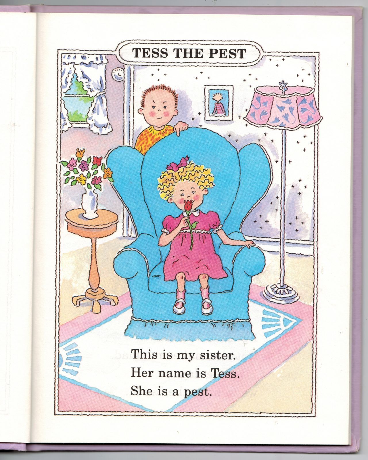 1988 Tess The Pest & Tim Parents Magazine 1ST HC Marc Gave Brothers ...
