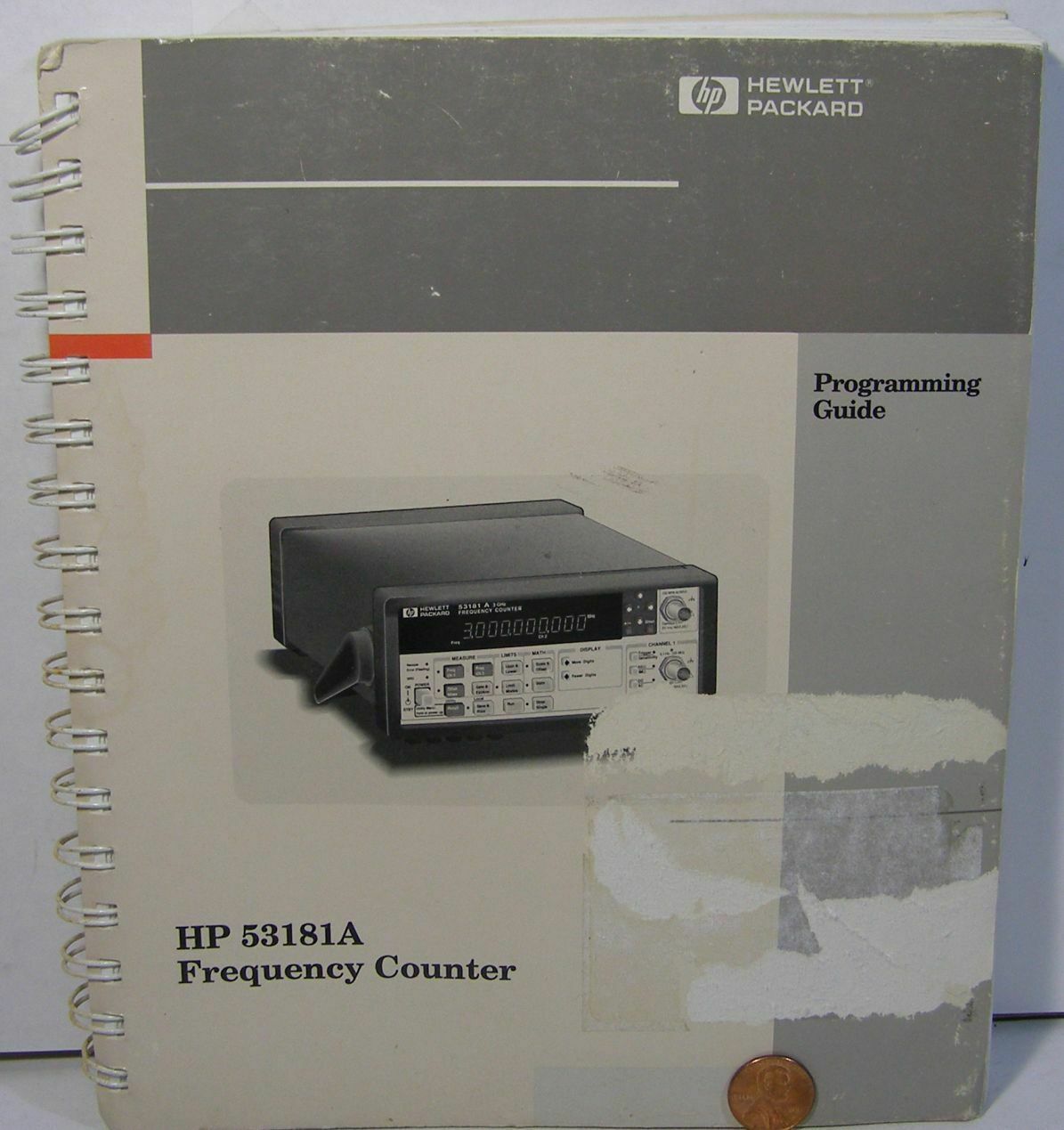 HP 53181A FREQUENCY COUNTER PROGRAMMING GUIDE USED - Test, Measurement ...