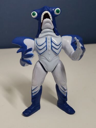1994 Mighty Morphin Power Rangers Slippery Shark Action Figure Evil ...