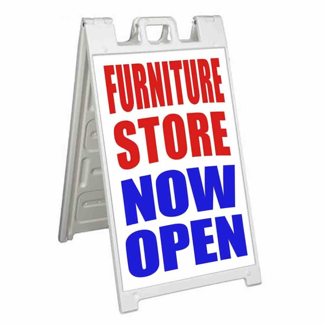 FURNITURE STORE NOW OPEN Signicade 24x36 Aframe Sidewalk Sign Banner ...