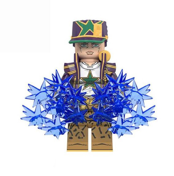 Minifigure Custom Toy Kujo Jotaro JoJo's Bizarre Adventure Cartoon ...