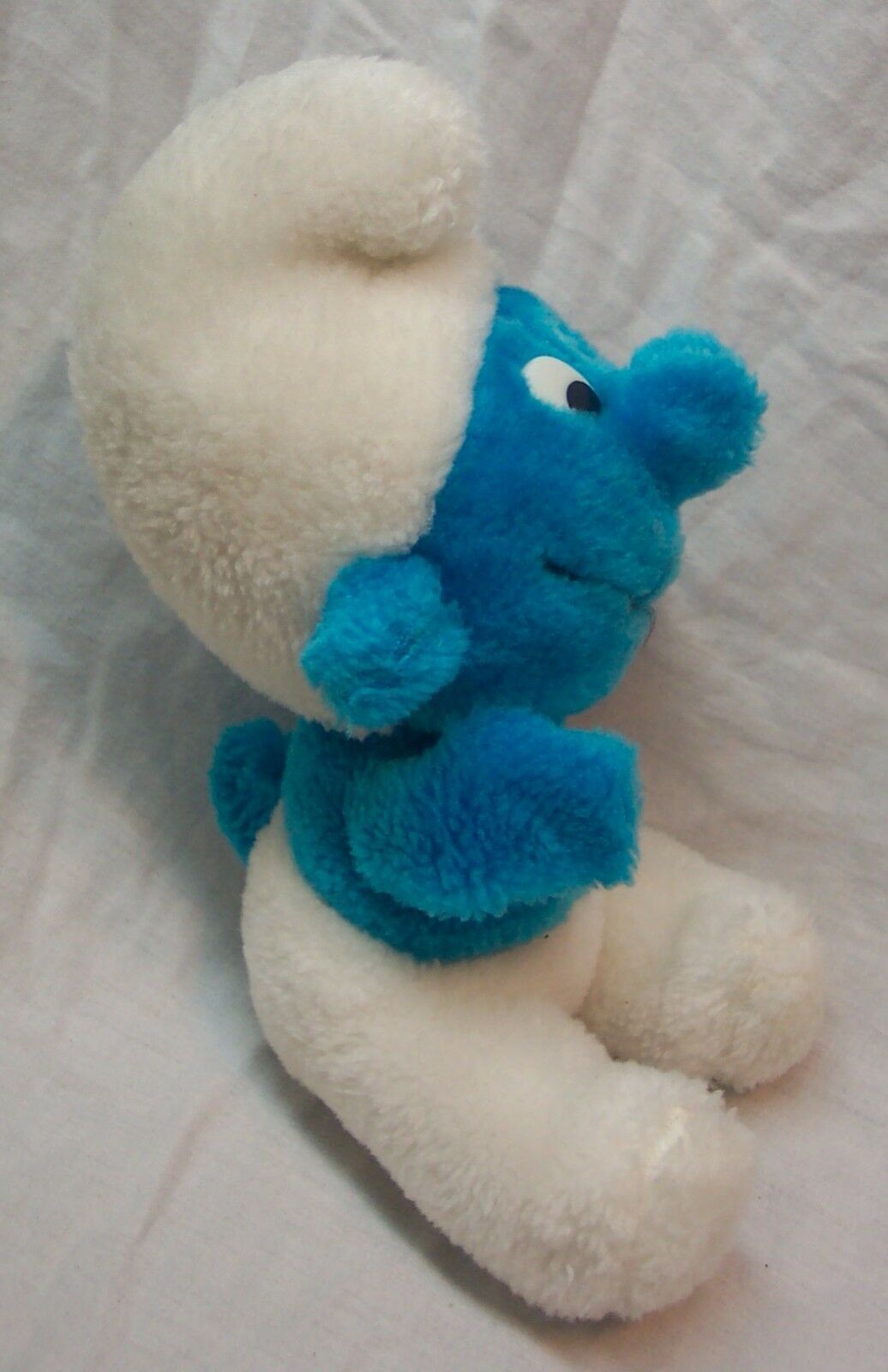 VINTAGE Smurfs 1980 NICE CLASSIC SMURF 8" Plush Stuffed Animal Toy ...