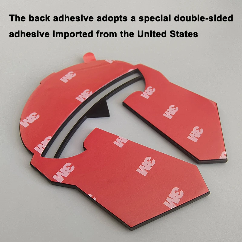 For Tesla Model 3 Y Mandalorian Helmet Car Front Logo Emblem Sticker ...