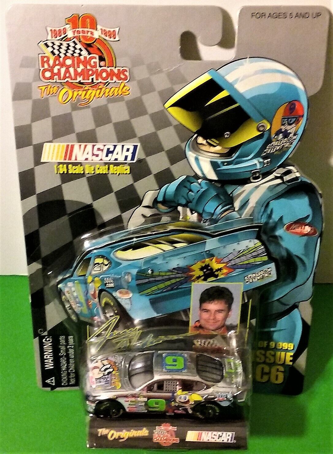 Racing Champions The Originals Jerry Nadeau Cartoon Network Chrome #9 ...